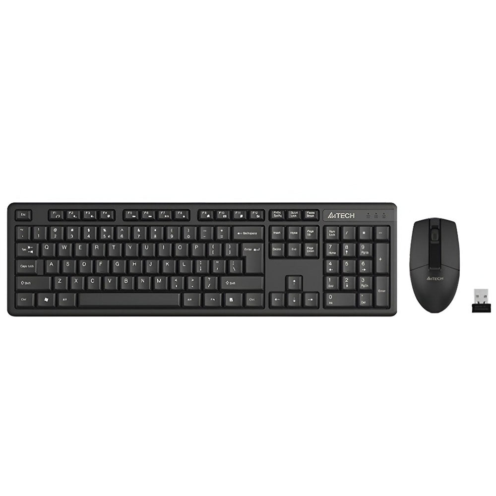A4Tech 3330NS Wireless Keyboard + Mouse Combo English & Arabic