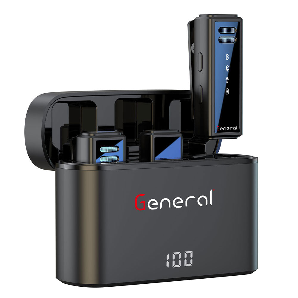 General GM31 Type-C 2.4GHz Dual Channel Wireless Microphone System
