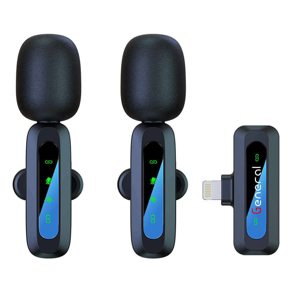 General GM37 Lightning 2.4GHz Dual Channel Wireless Microphone System