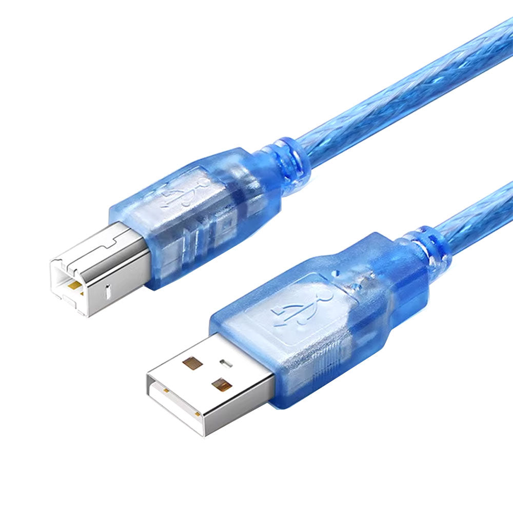 Iconz B2 Printer Cable 1.8m - Transparent Blue