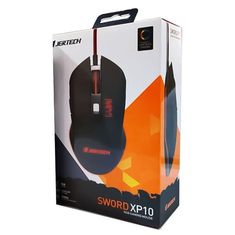 Jertech SWORD XP10 RGB Wired Gaming Mouse 3200Dpi
