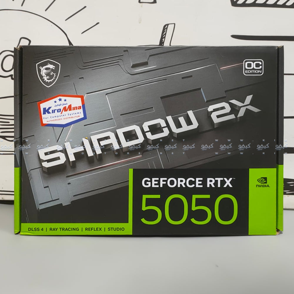 MSI GeForce RTX 5050 SHADOW 2X OC 8GB GDDR6 Graphics Card