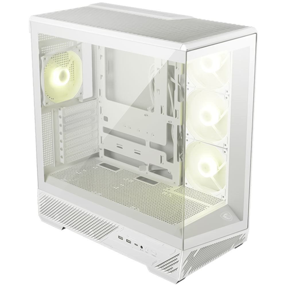 MSI MAG PANO 130R PZ White ARGB Gaming Mid Tower Case