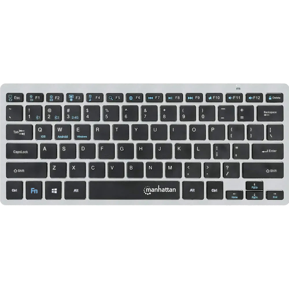 Manhattan KB-03-B Ultra Slim Dual Mode Wireless Keyboard English