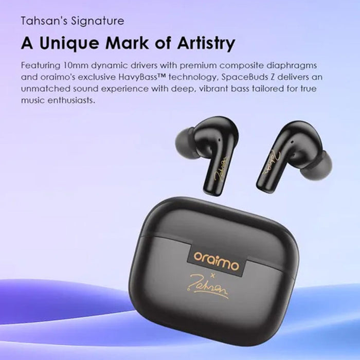 Oraimo SpaceBuds Z OTW-625 ANC Earbuds - Black | kimo store