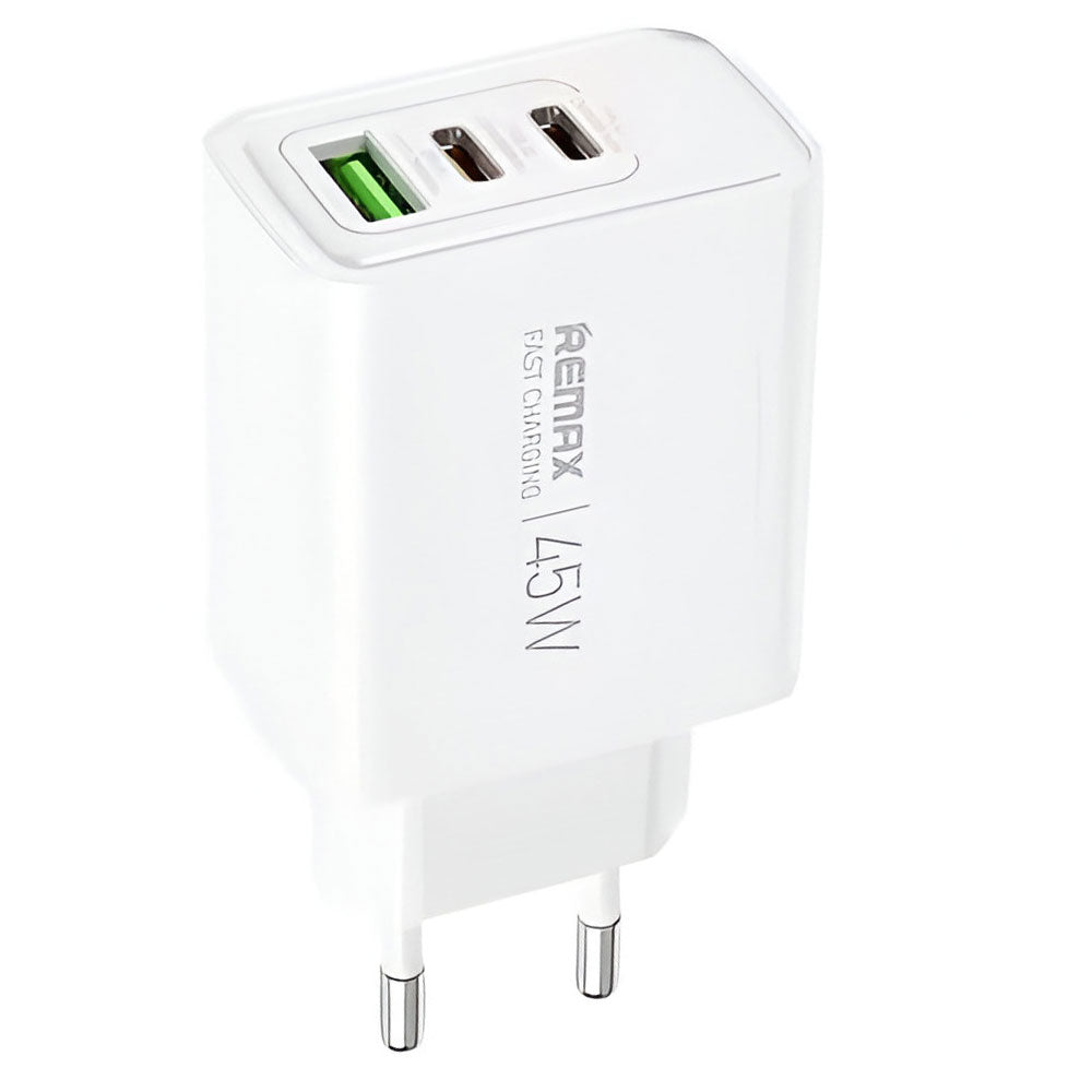 Remax RP-U139 Wall Charger 2x Type-C + USB 3A 45W
