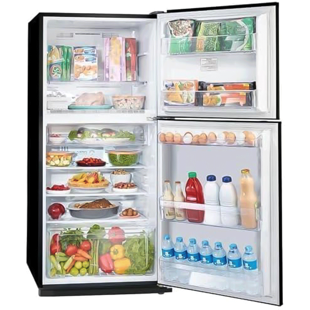 ثلاجة تورنيدو 2 باب نوفروست 355 لتر RF-40FT-BK - اسود