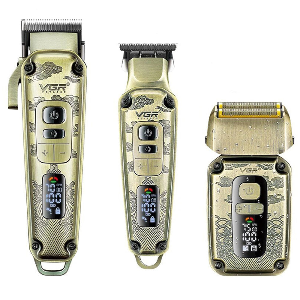 VGR Professional Barber Combo V-642 | KIMO STORE