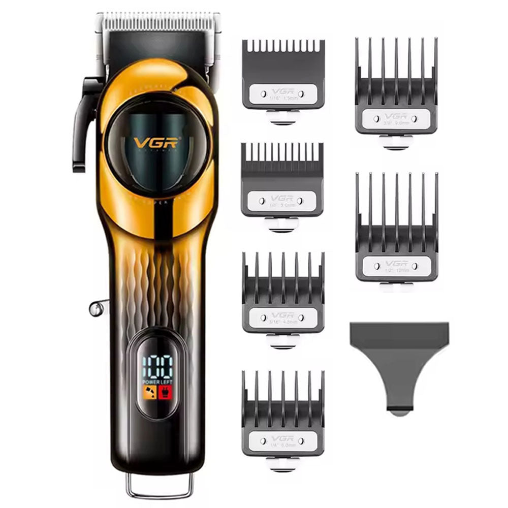 VGR Professional Hair Clipper V-166 - Yellow | kimo store
