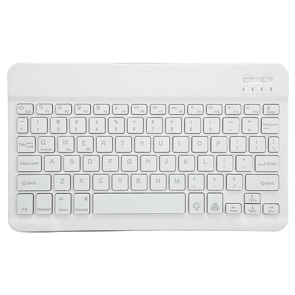 Zero ZR-3030 Bluetooth Wireless Keyboard English & Arabic - White