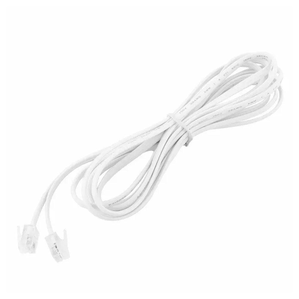 Aplus AB-10KT Telephone Cable 3m - White / kimostore