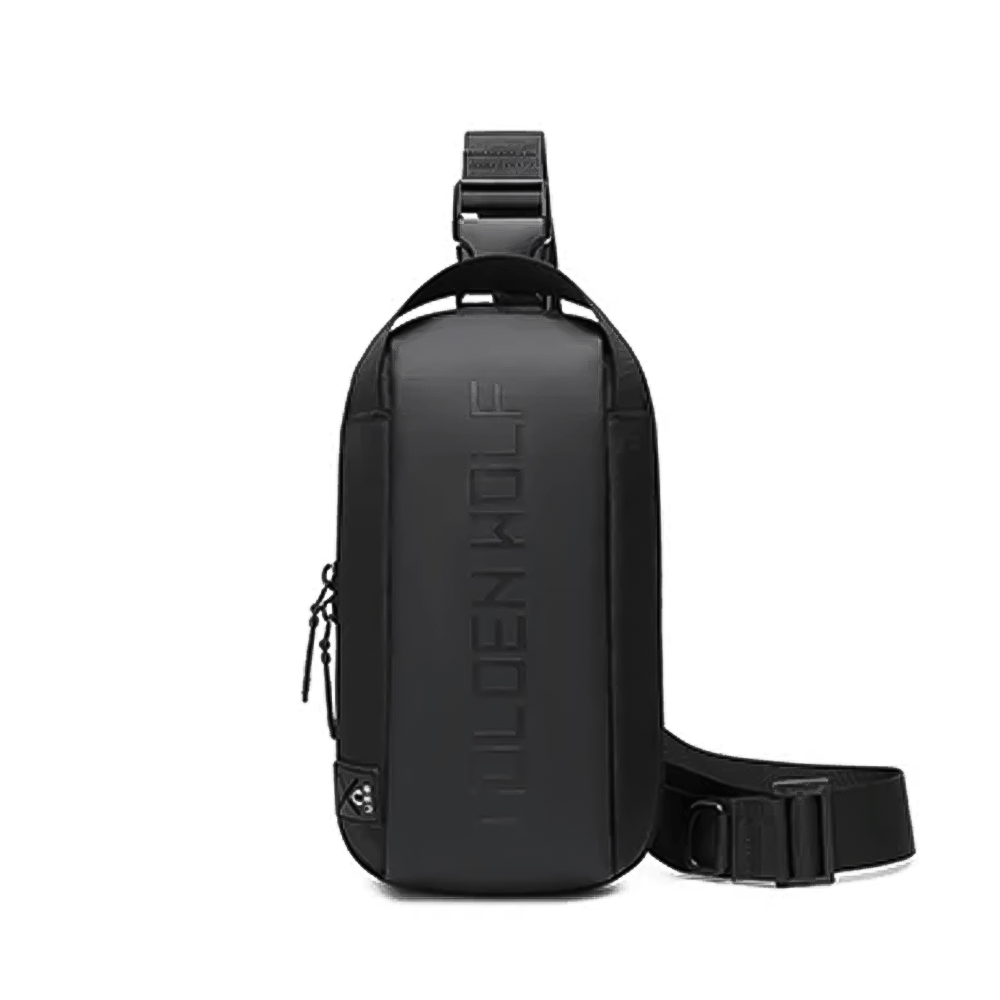 Golden Wolf GXB00131 Crossbody Bag - Black| Kimo Store