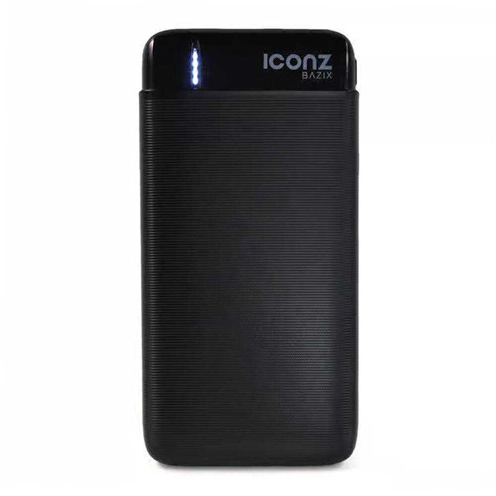Iconz Spark P20 XPB10CK Power Bank 2x USB + Type-C + Micro 10000mAh - Black