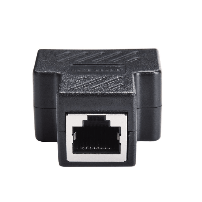 Point RJ45 Connector 2x1 - Black /kimostore /CONNECTING SOLUTIONS NETWORK