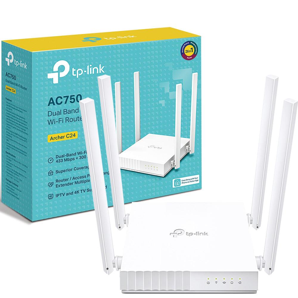 TP-Link Archer C24 AC750 Access Point 4 Port 4 Antenna